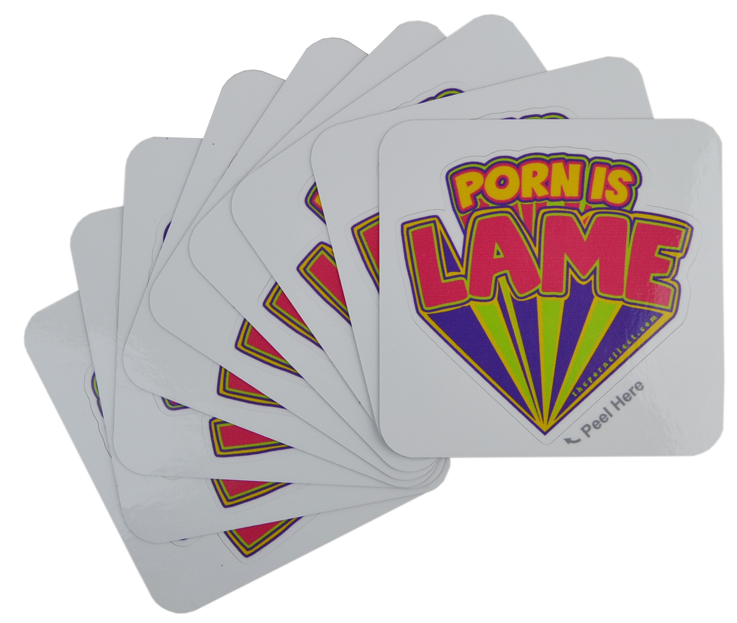Porn is Lame Sticker - 10 Pack – Stewardship: A Mission of Faith